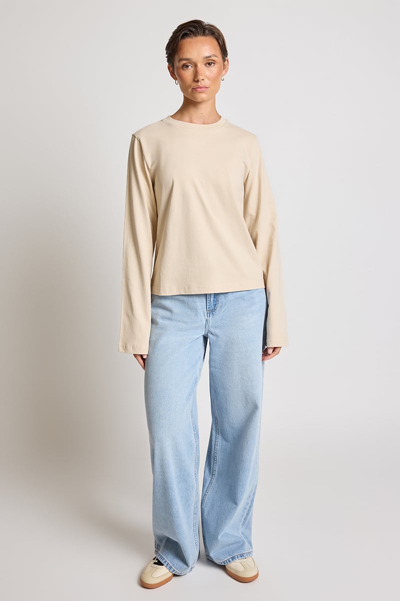 ODE Kaia Flared Sleeve Tee Peyote | Stylerunner