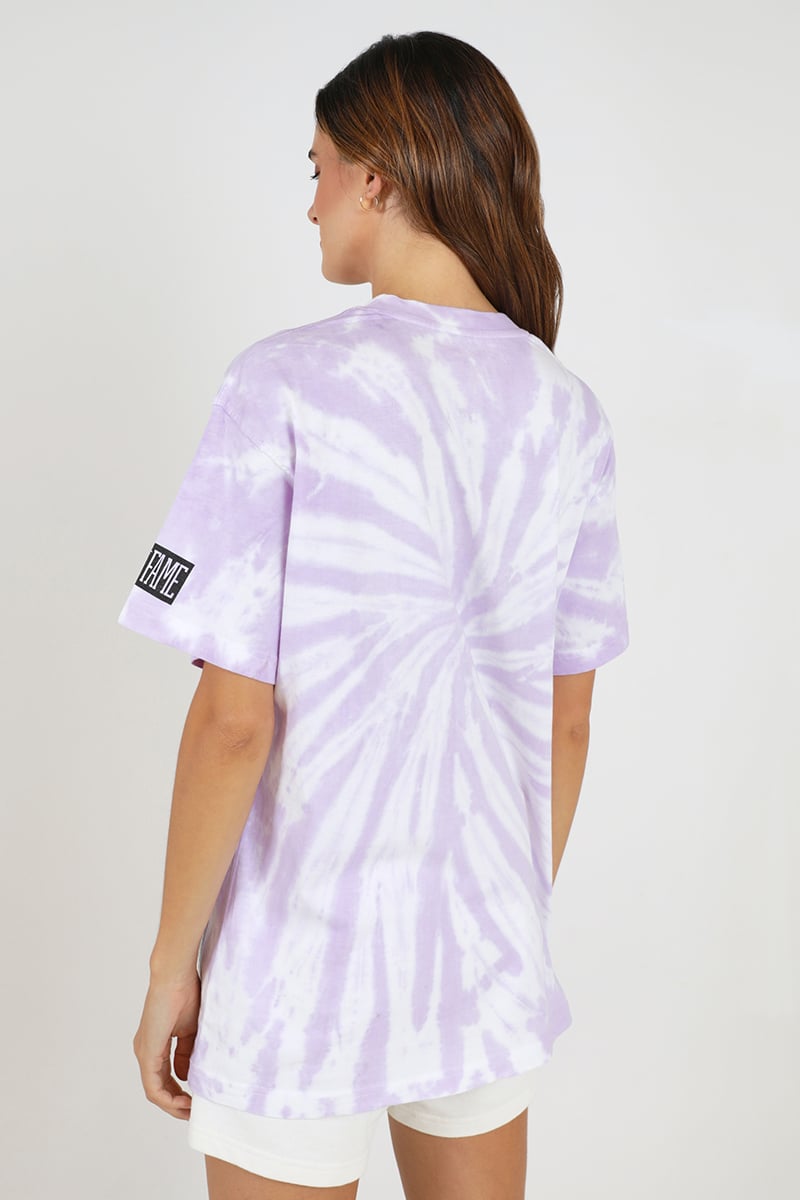 Mitchell & Ness Larry Johnson Hall Of Fame Tye Dye Tee Purple | Stylerunner