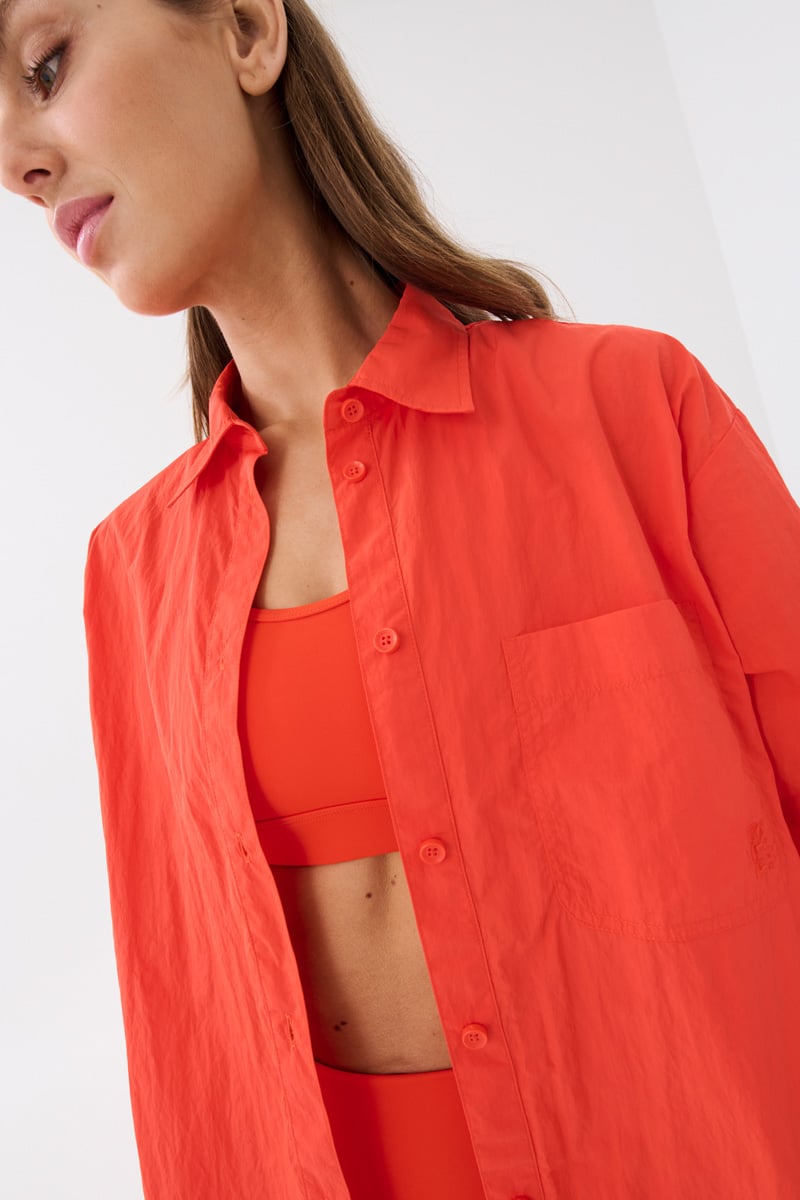 P.E Nation Interval Shirt Cherry Tomato | Stylerunner