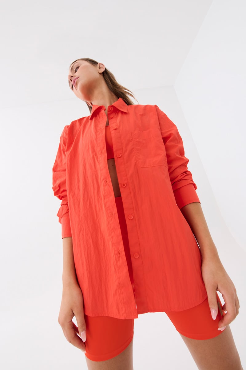 P.E Nation Interval Shirt Cherry Tomato | Stylerunner