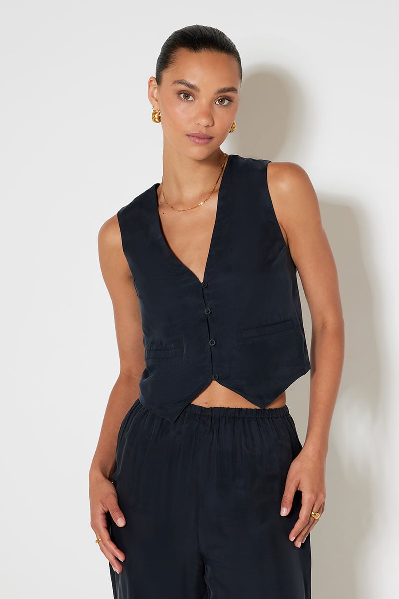 ODE Ash Vest Onyx | Stylerunner