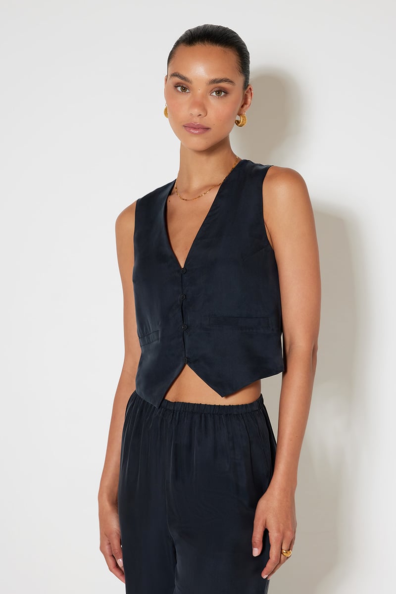 ODE Ash Vest Onyx | Stylerunner