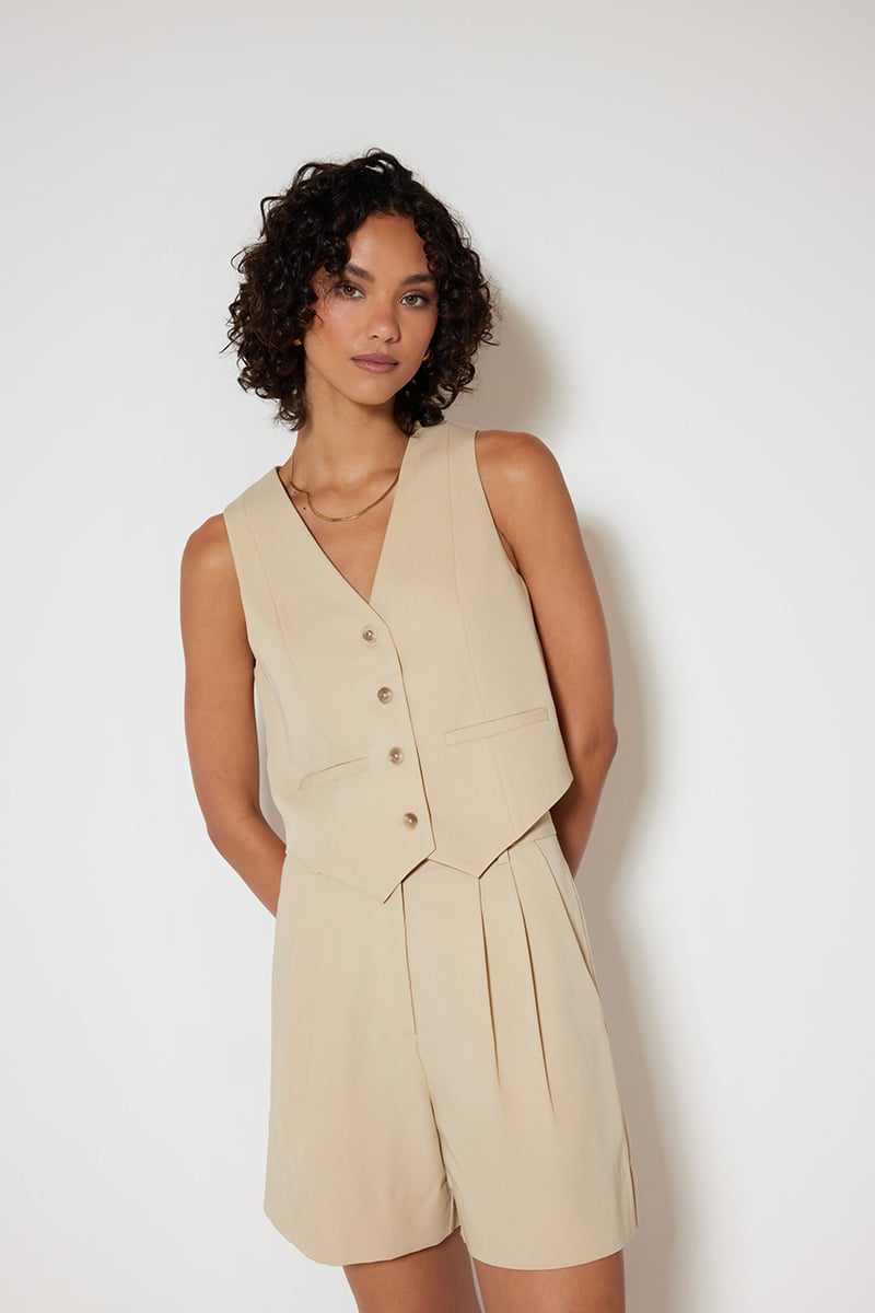 ODE Ray Vest Wheat | Stylerunner