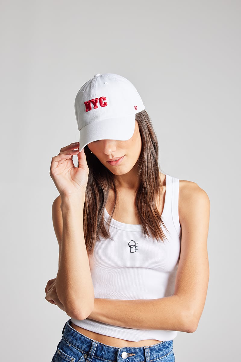 '47 Hats New York City Clean Up Cap White | Stylerunner