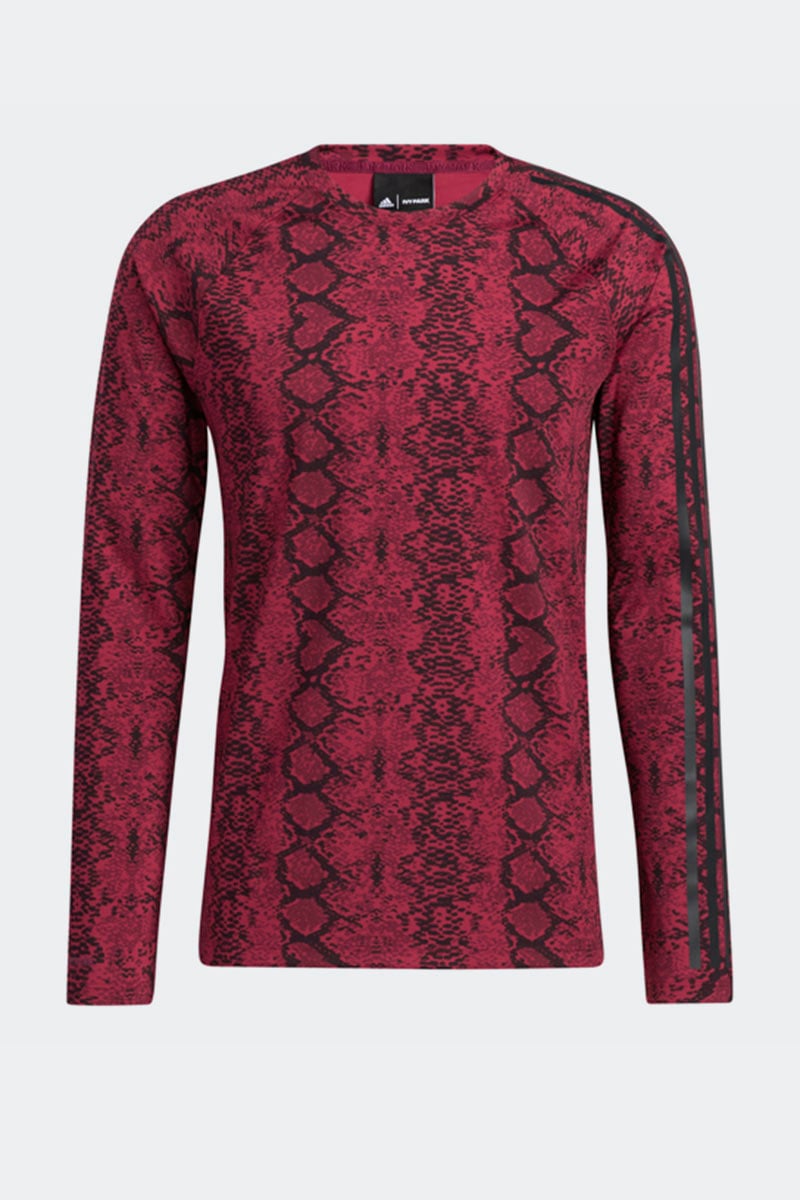 IVY PARK Snake Base Layer Top Cherry Wood/Black | Stylerunner