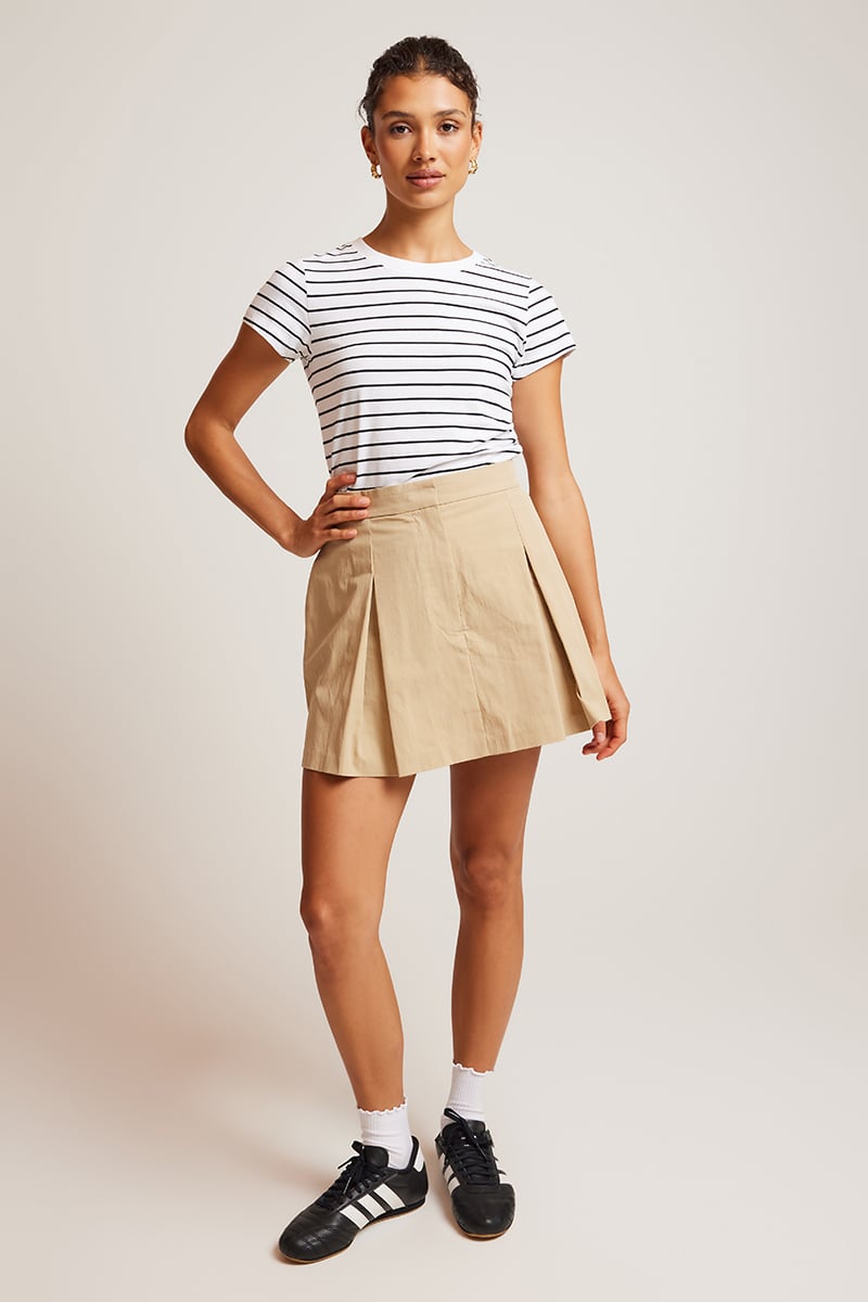 ODE Kaia Mini Tee Multi Stripe | Stylerunner