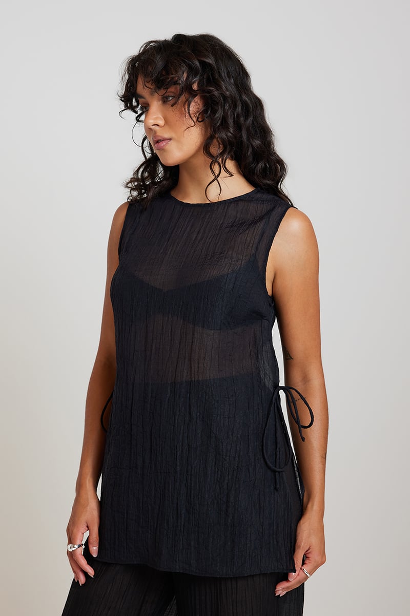 Nude Lucy Montego Tank Black | Stylerunner