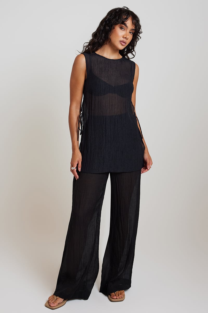 Nude Lucy Montego Tank Black | Stylerunner