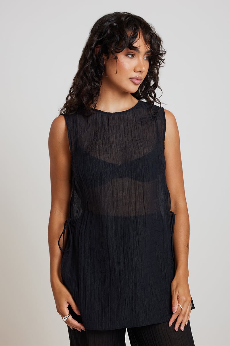 Nude Lucy Montego Tank Black | Stylerunner