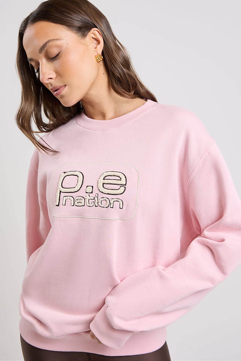P.E Nation Flux Sweat Chalk Pink | Stylerunner
