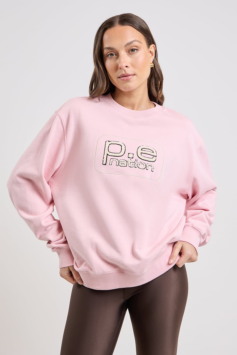 P.E Nation Flux Sweat Chalk Pink | Stylerunner