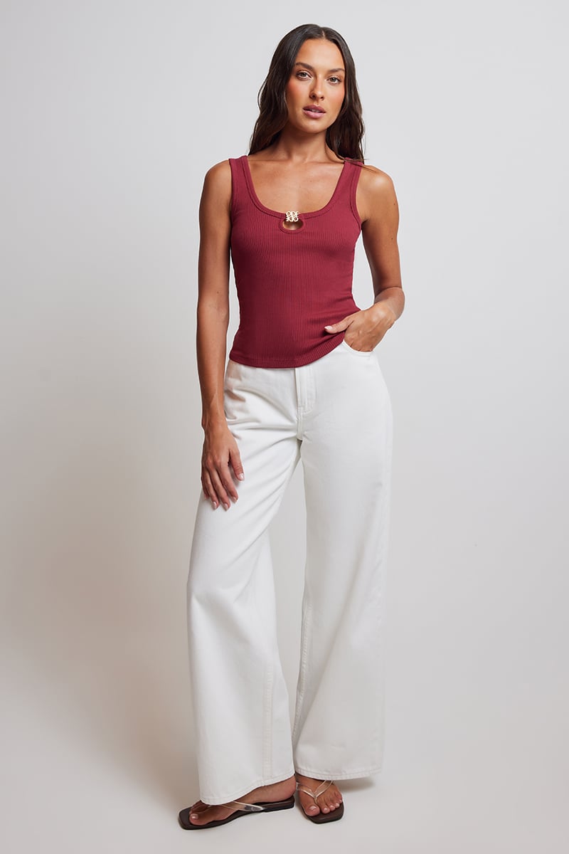 ODE Milan Hardware Tank Sangria | Stylerunner