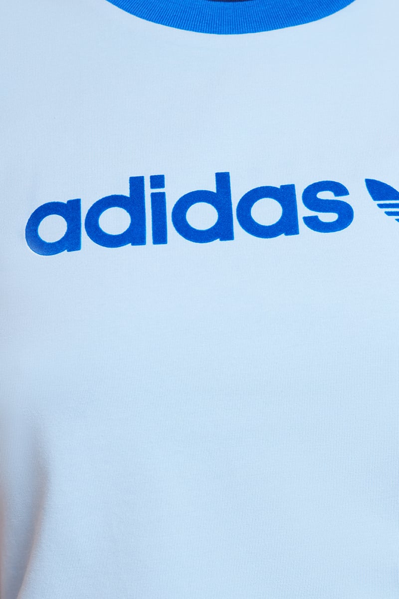 adidas Originals Badge Slim Tee Clear Sky | Stylerunner