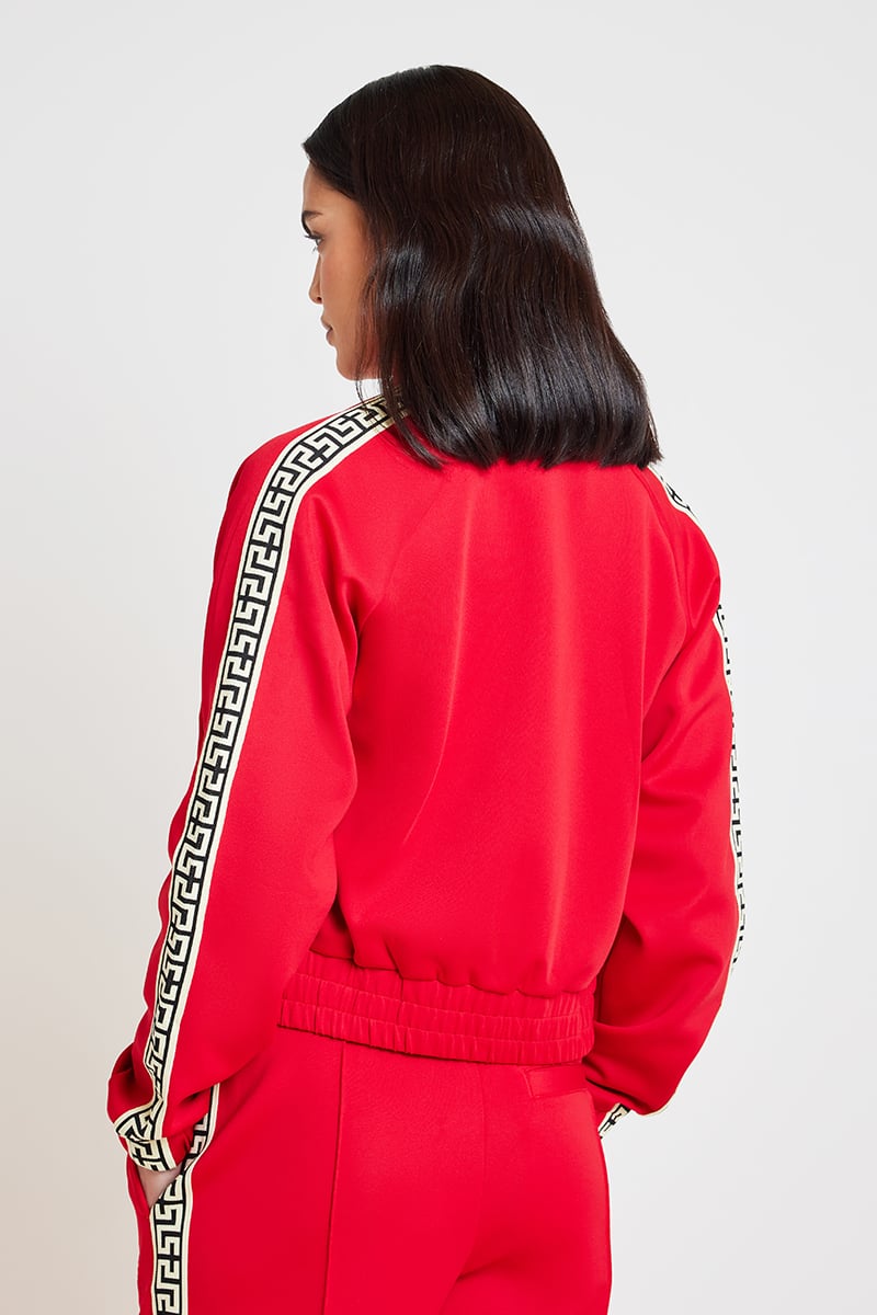 SOMETHING VERY SPECIAL Geo Track Jacket Red | Stylerunner