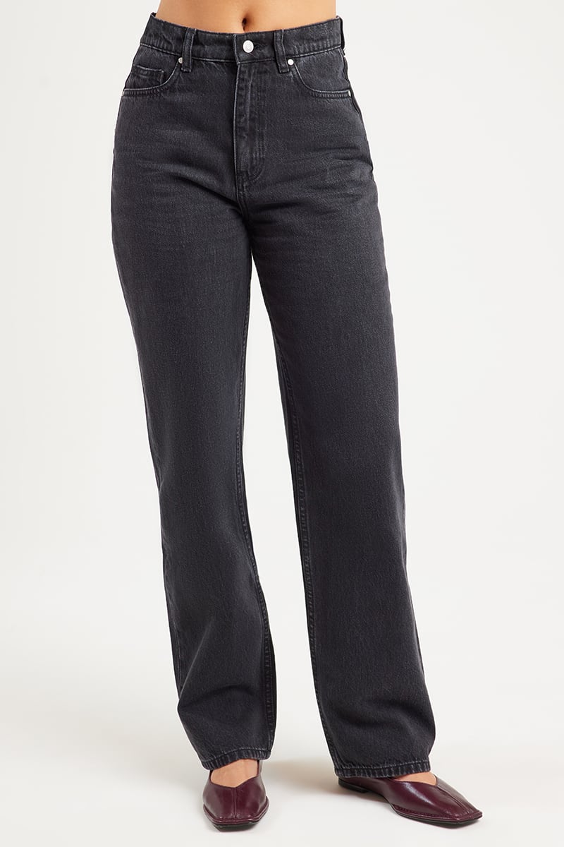 ODE Jordan Straight Leg Jean Black Wash | Stylerunner