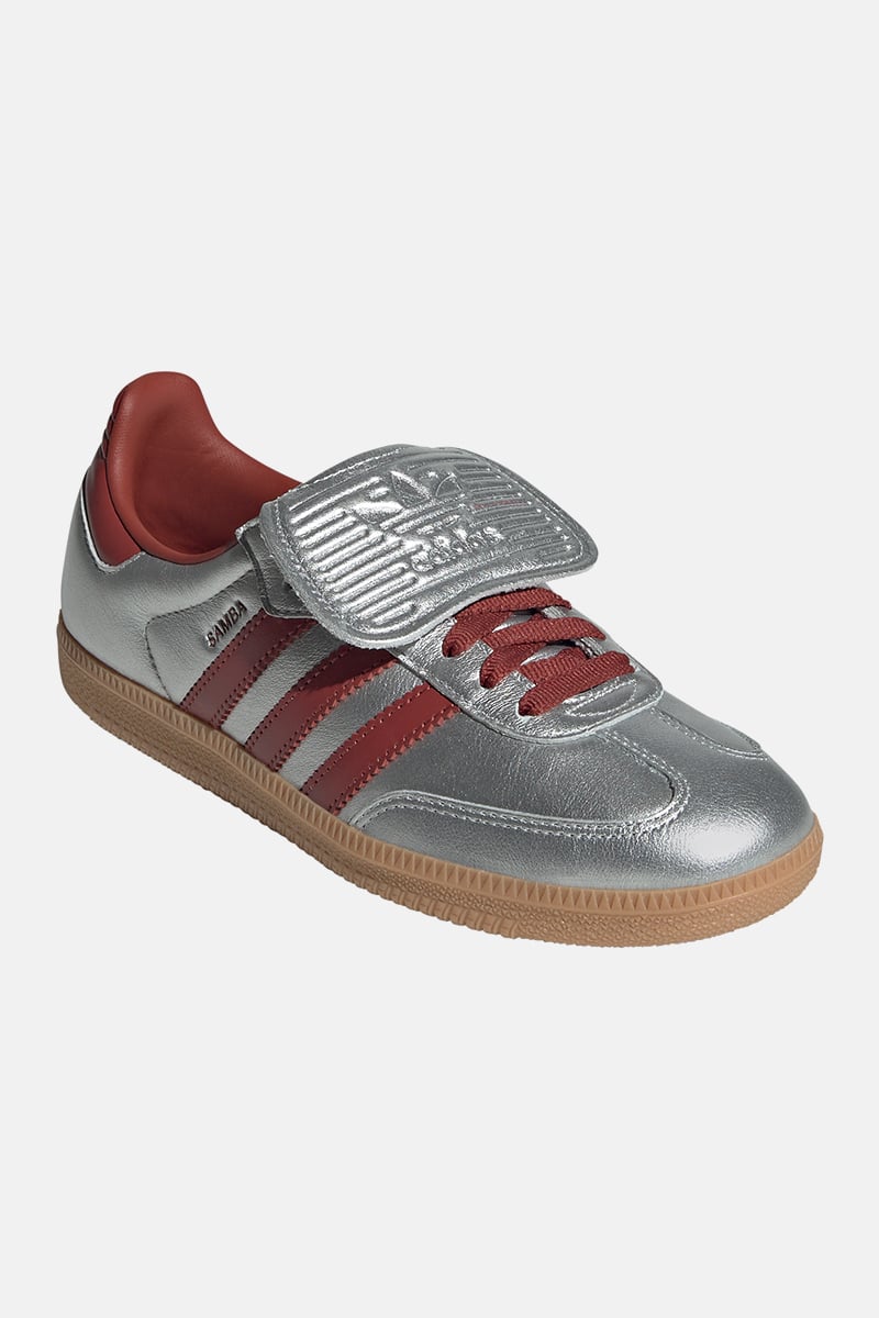 adidas Originals Samba LT Silver Met./Preloved Ruby/Gum 3 | Stylerunner
