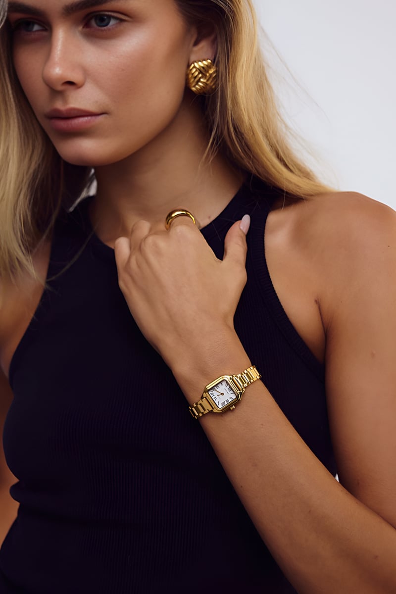 Cendre Hugo Watch Gold | Stylerunner