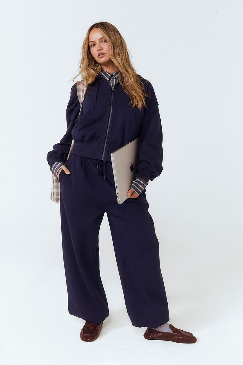 Stylerunner MK x SR Flynn Wide Leg Trackpant Inkling | Stylerunner
