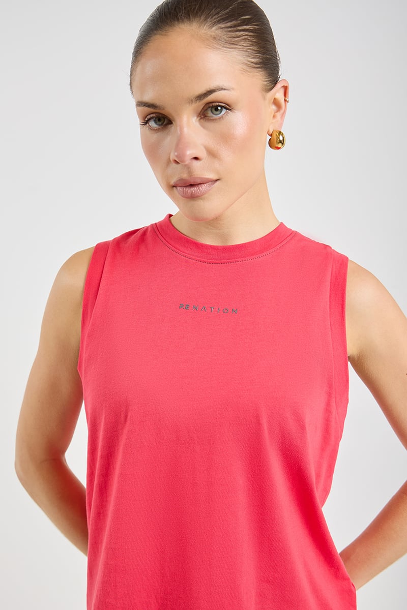P.E Nation Shift Tank Strawberry | Stylerunner