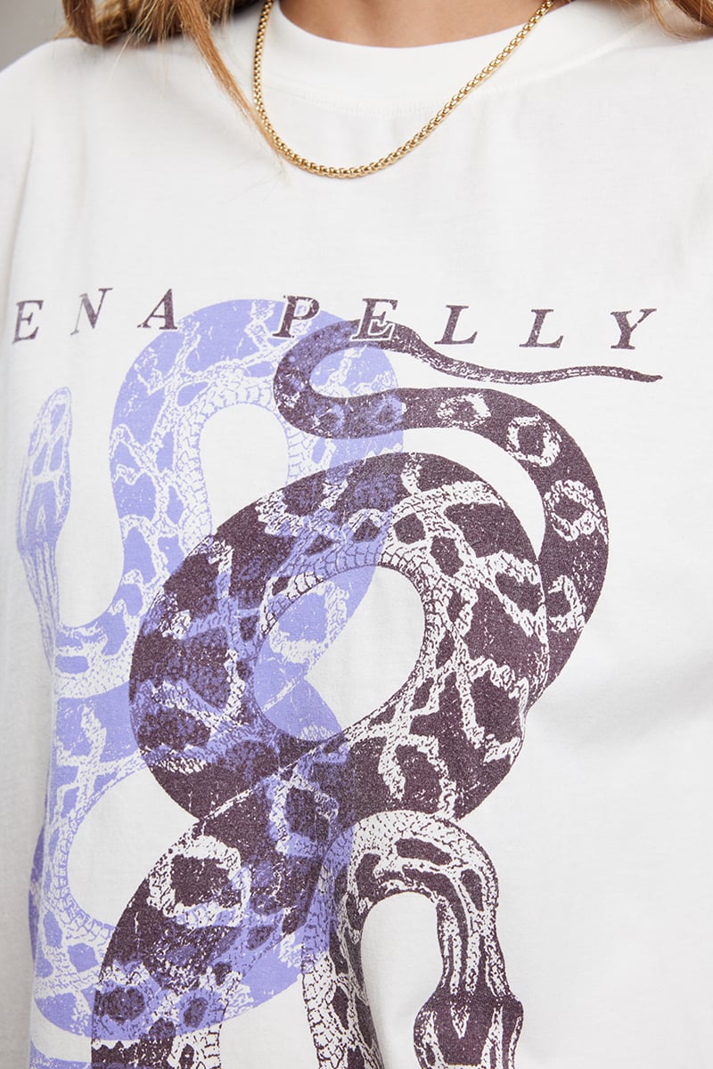 Ena Pelly Dual Snakes Vintage White | Stylerunner