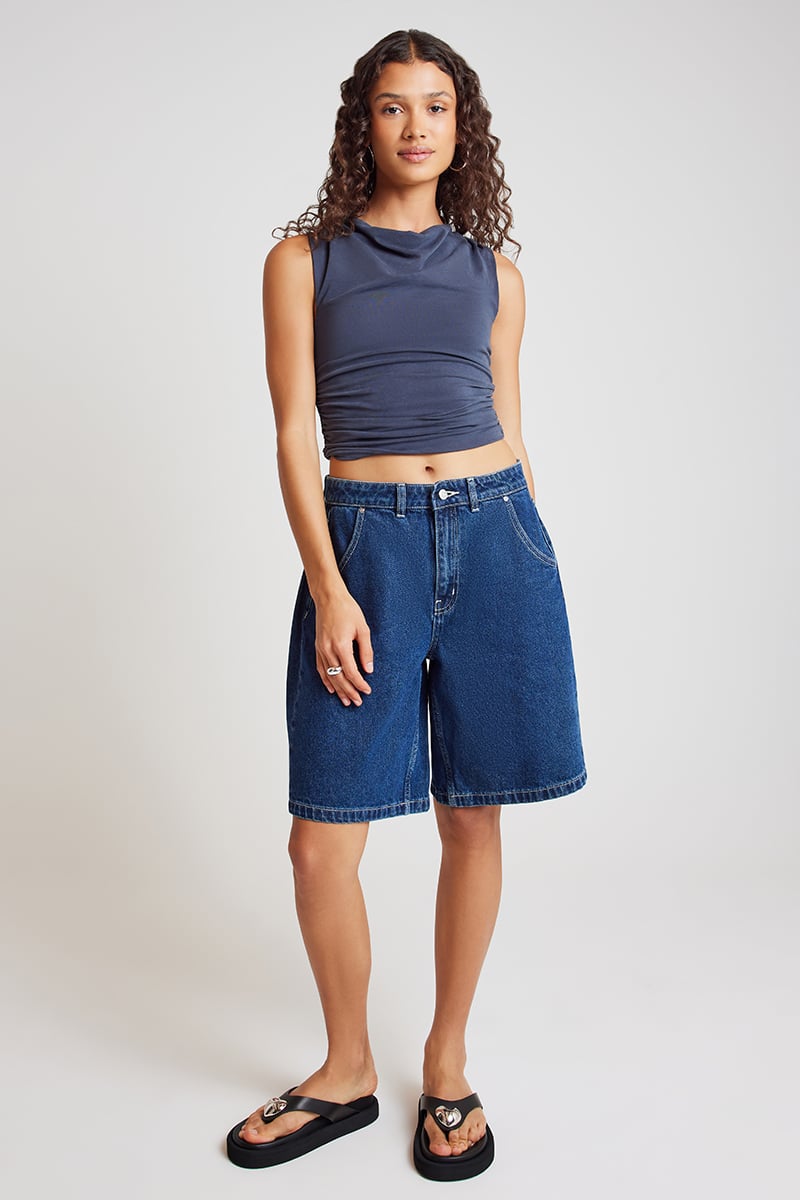 ODE Frankie Cowl Tank Iron | Stylerunner