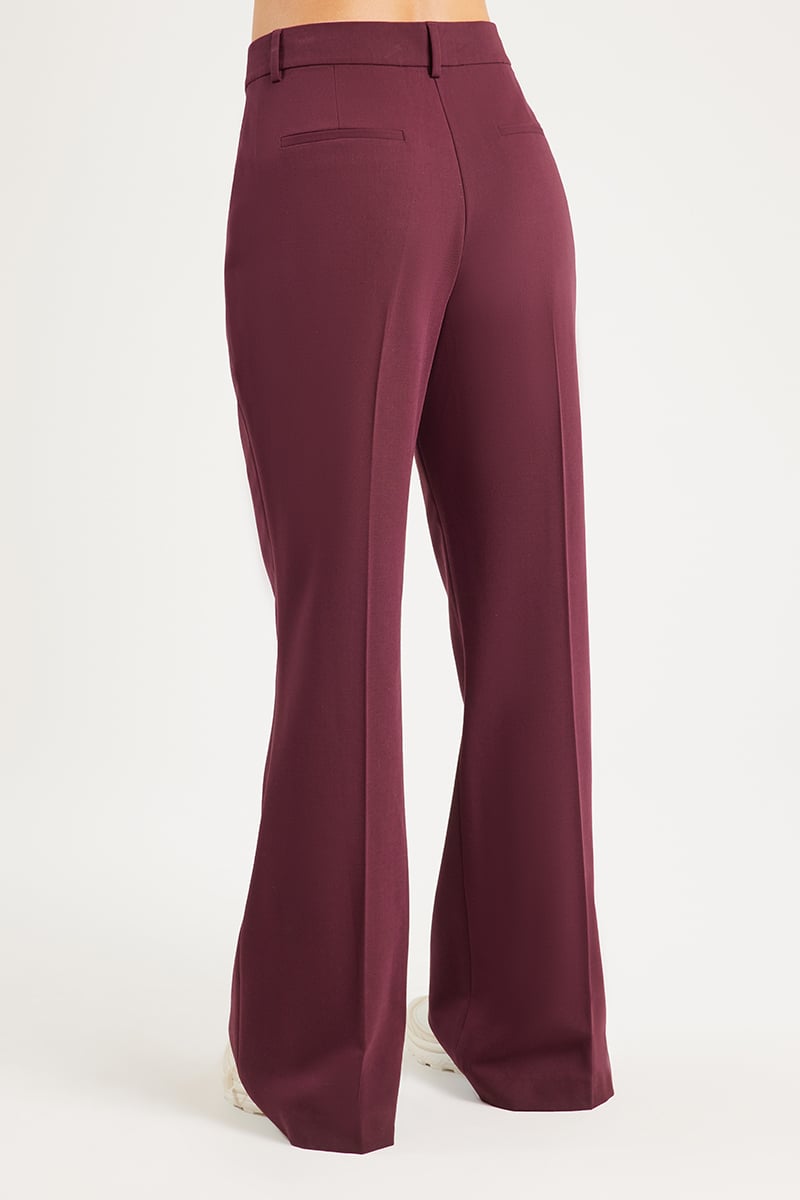 ODE Arden Tailored Pant Dark Cherry | Stylerunner