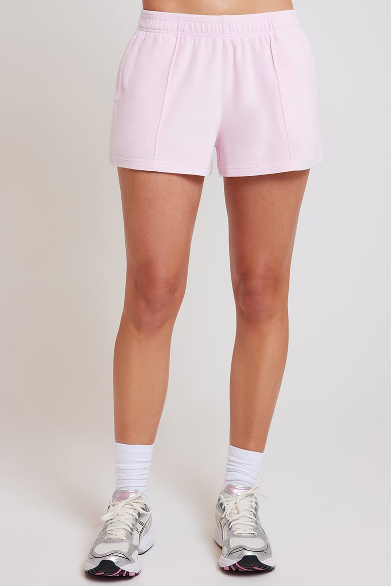 Stylerunner Posh Velour Shorts Cotton Candy | Stylerunner