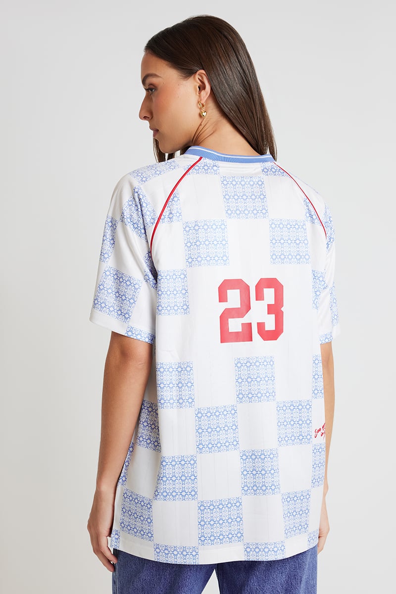 Stylerunner Offside Jersey Milano Checkboard Chilli | Stylerunner
