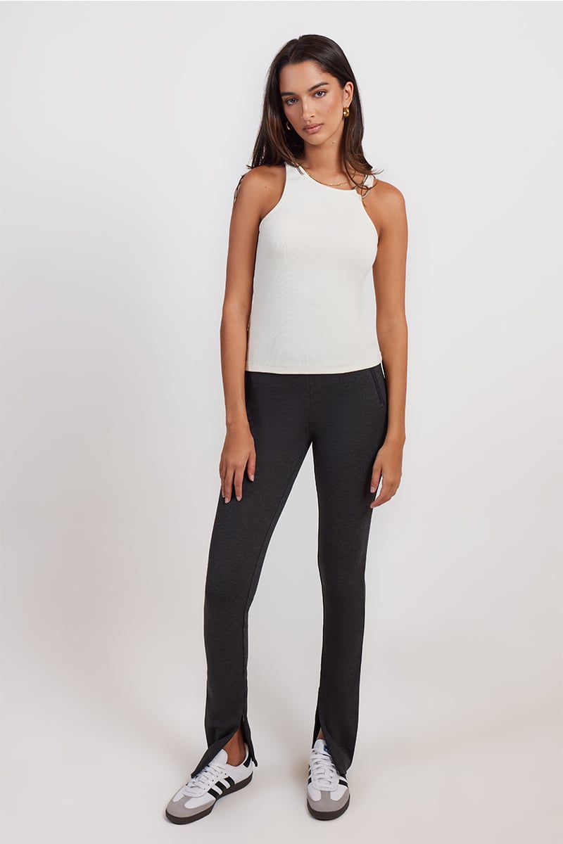 Ena Pelly Lelia Ponte Pant Charcoal | Stylerunner