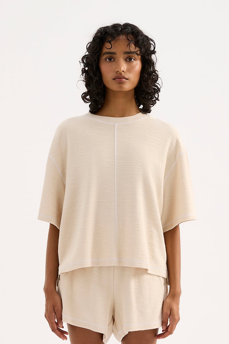 Nude Lucy Sutton Tee Cream | Stylerunner