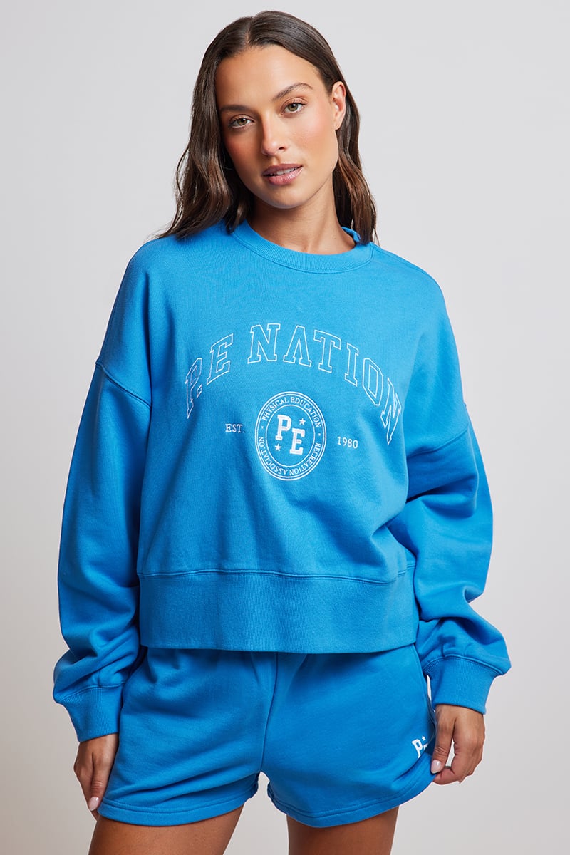 P.E Nation Adobe Sweat French Blue | Stylerunner