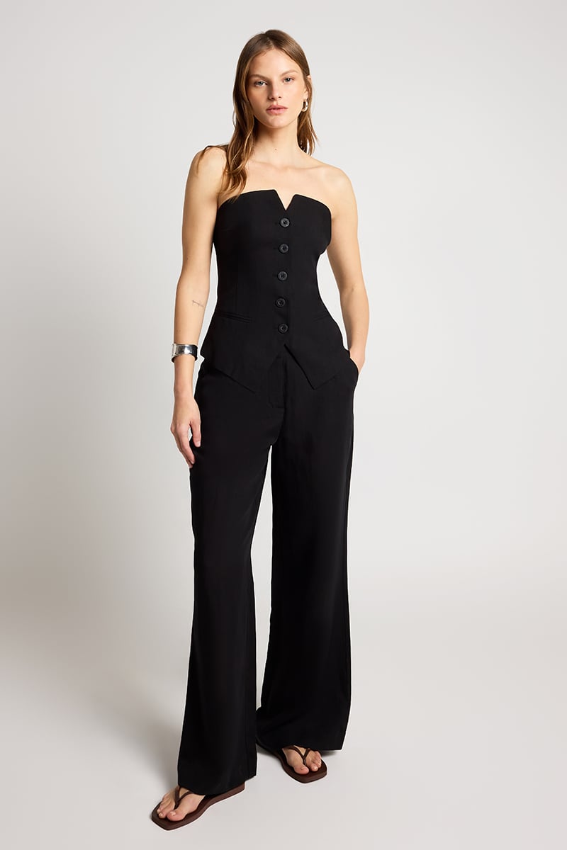 ODE Avi Tailored Bustier Onyx | Stylerunner