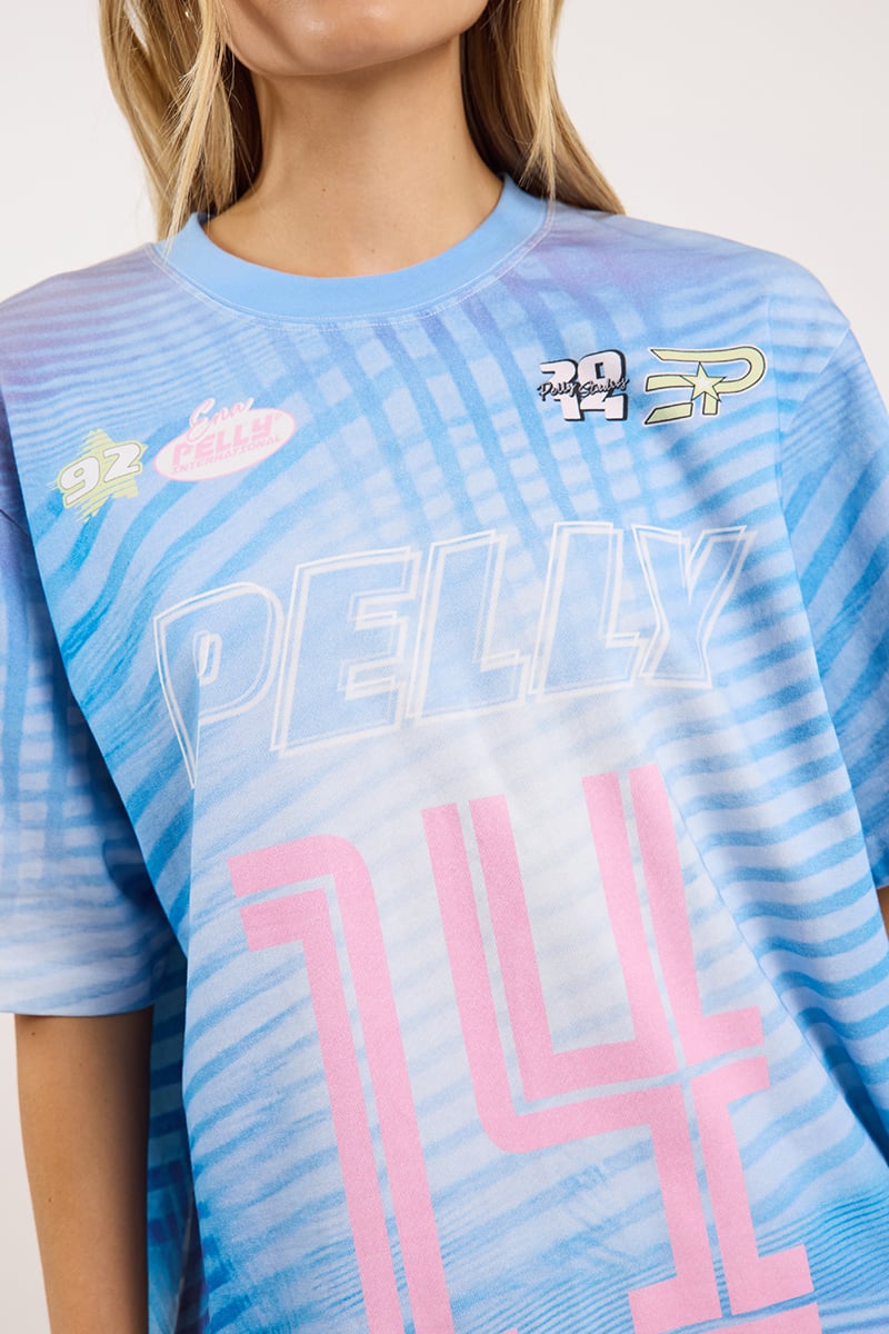 Ena Pelly EP x EP Solar Tee Blue | Stylerunner