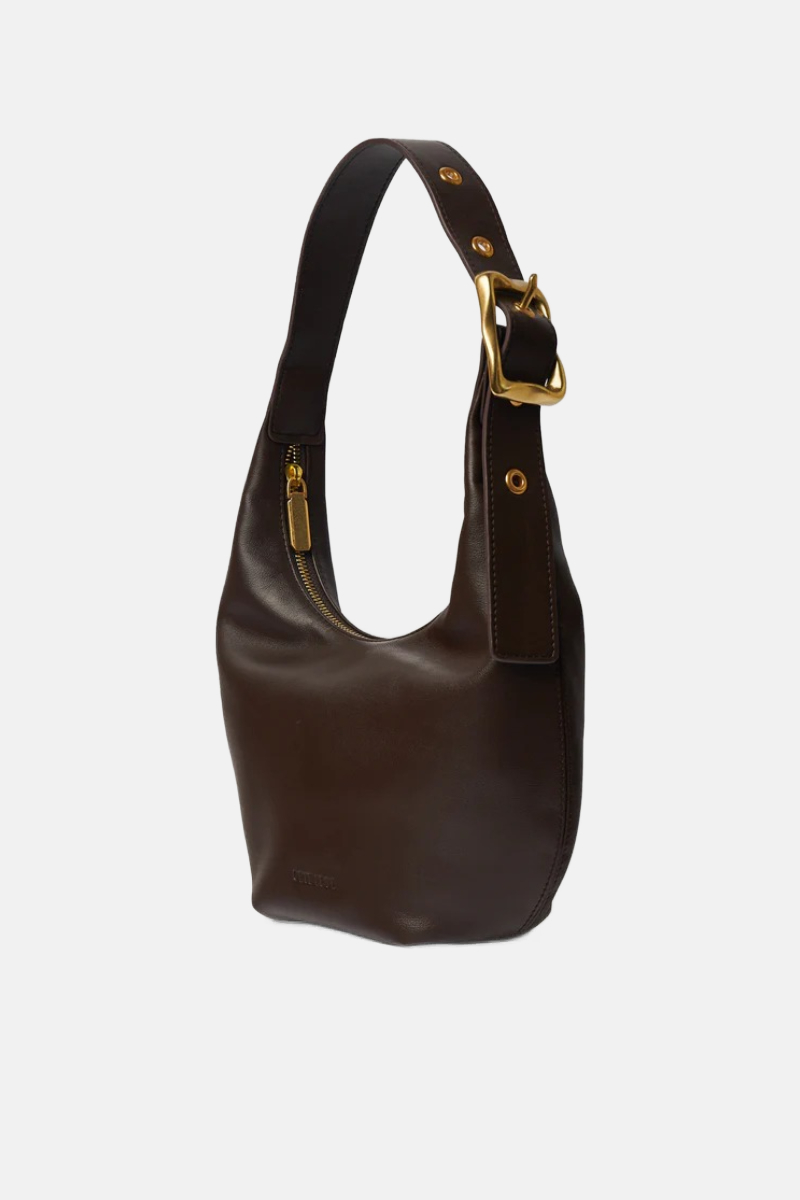 Brie Leon Everyday Croissant Bag Choc | Stylerunner