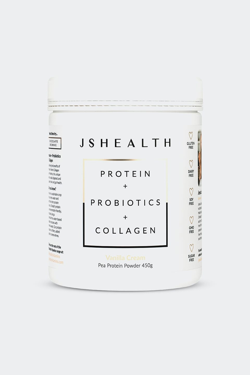 JS Health Protein + Probiotics + Collagen Powder No Colour | Stylerunner