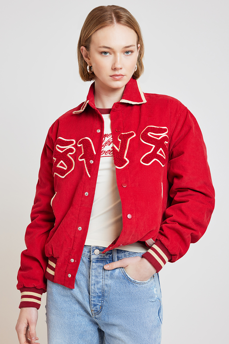 SOMETHING VERY SPECIAL SVS Bomber Jacket Red | Stylerunner