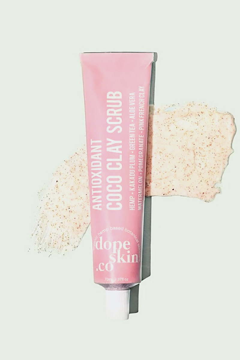Dope Skin Co Antioxidant Coco Clay Scrub No Colour | Stylerunner