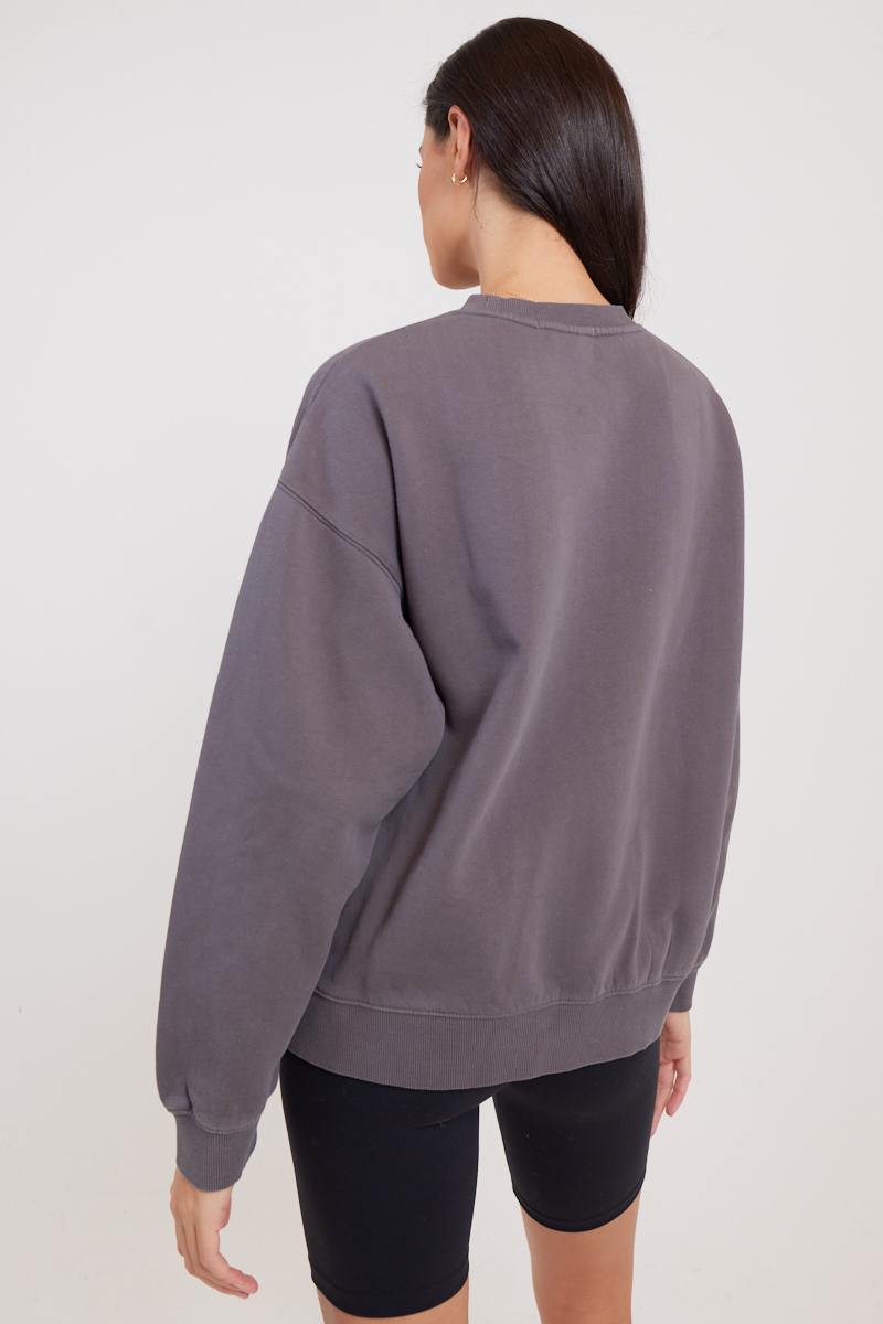 Ena Pelly Eye Of The Tiger Relaxed Sweater Charcoal | Stylerunner