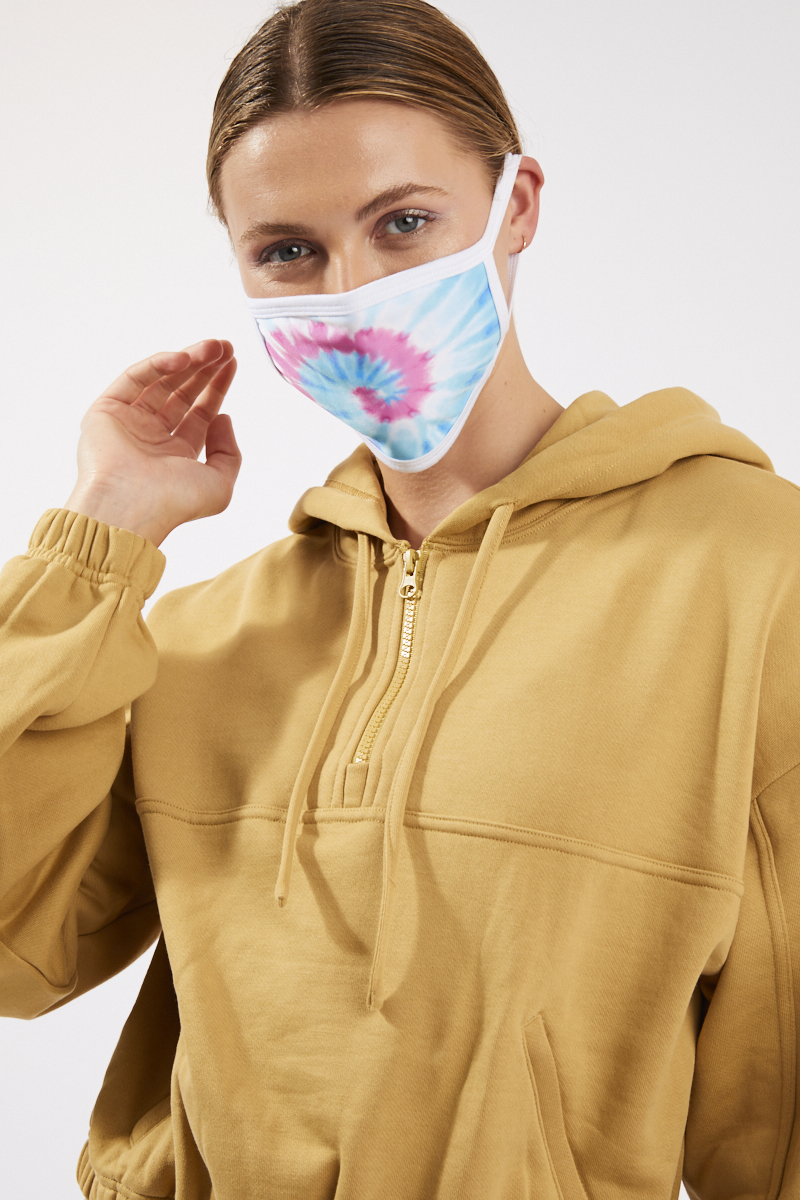 Beach Riot Riot Face Mask Pink Tie Dye | Stylerunner