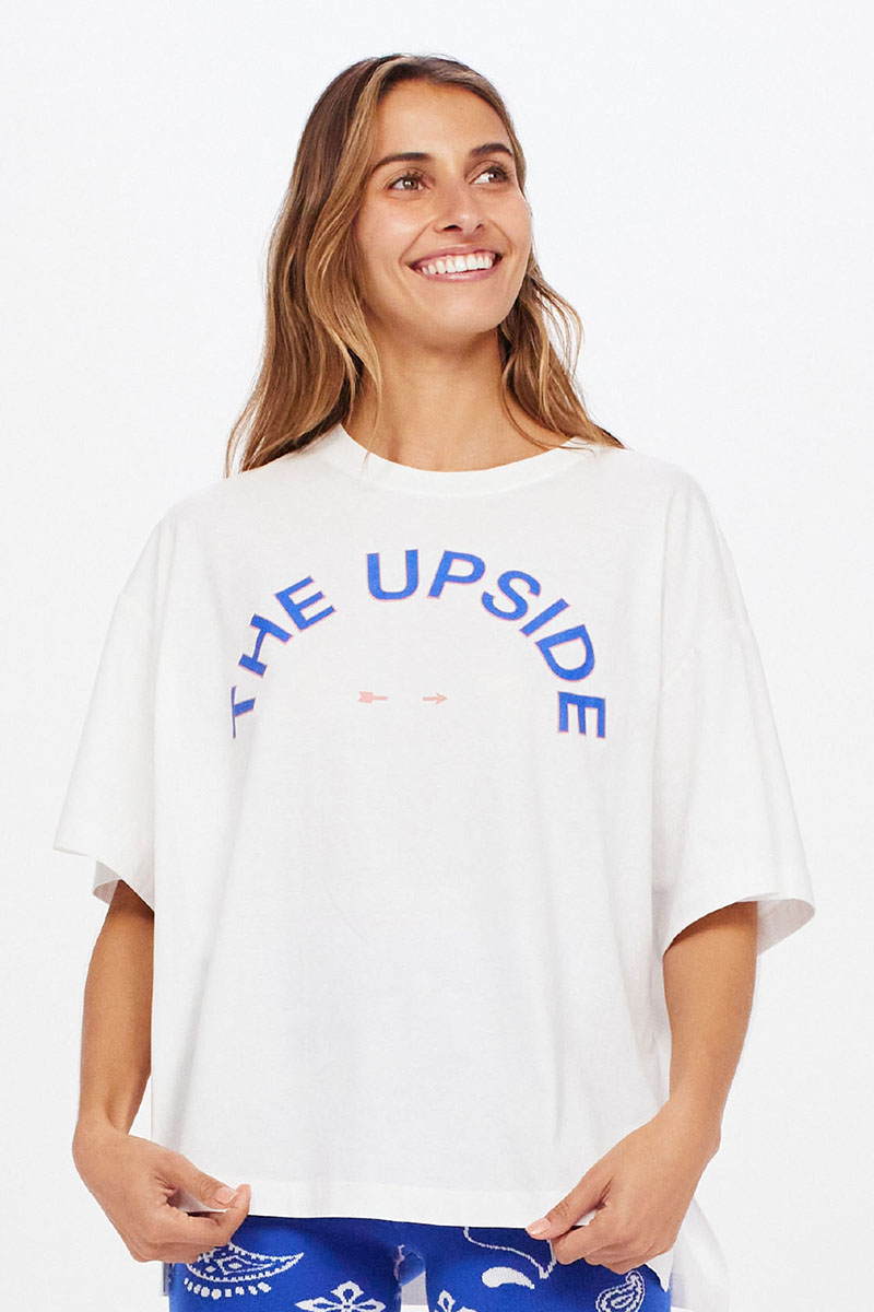 The Upside Laura Tee White | Stylerunner