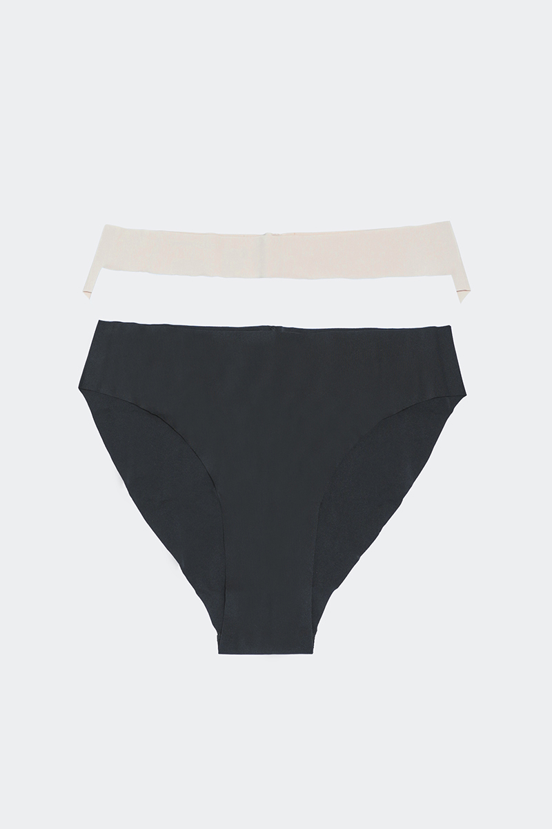 Stylerunner High Rise Brief 3pk White/Almond/Onyx | Stylerunner